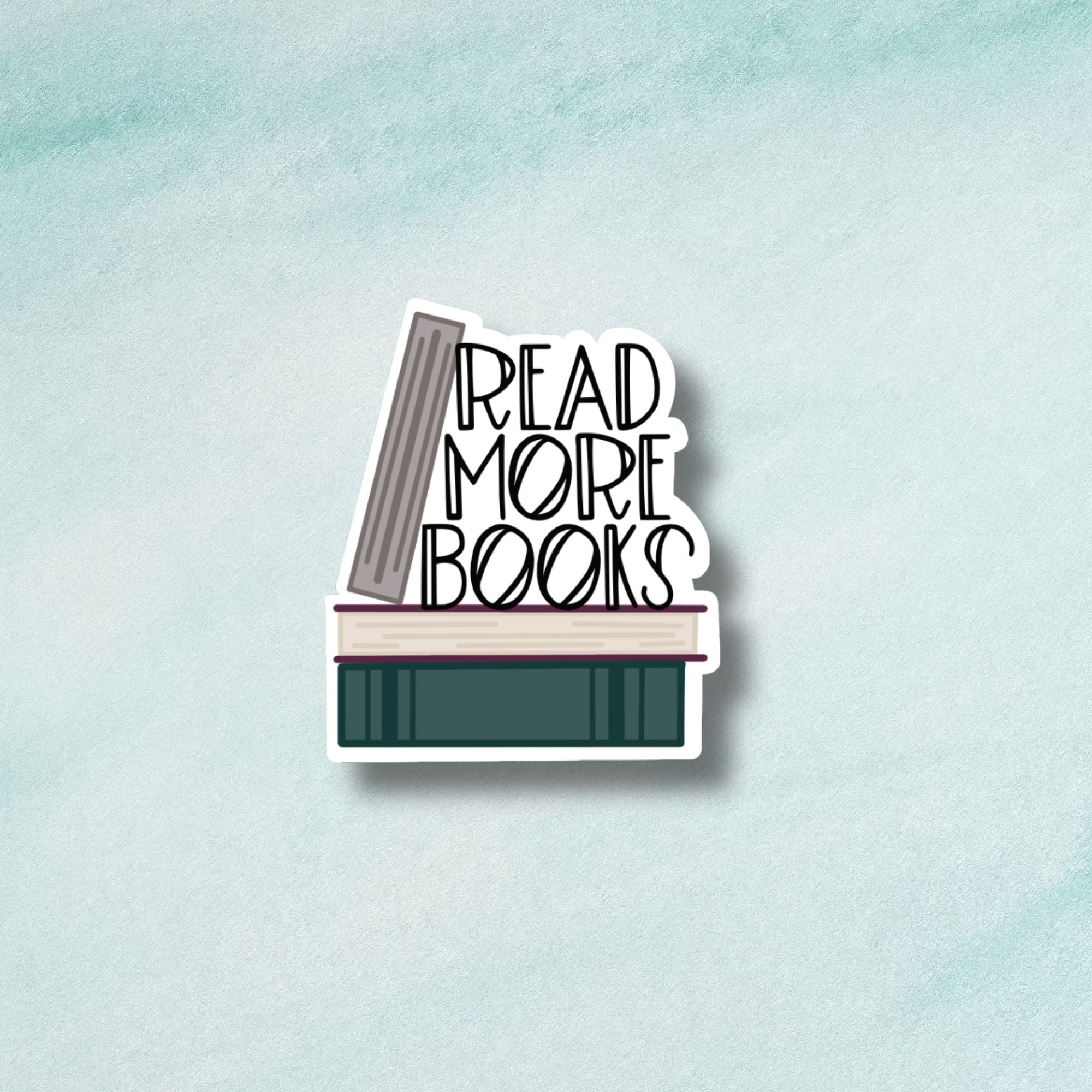 Read More Books Sticker – Wildflower Craft Co