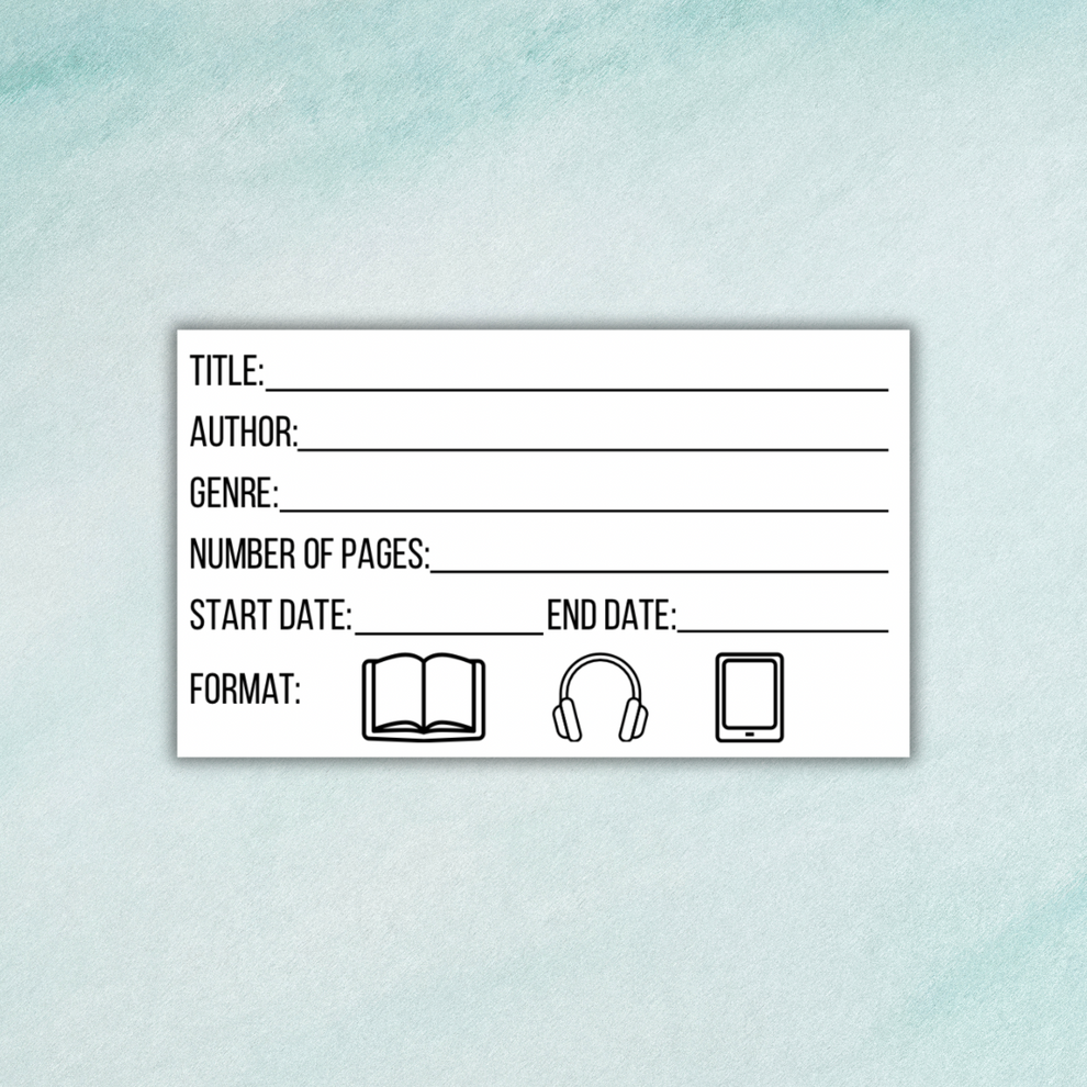 Book Review Sticker Sheet – Wildflower Craft Co